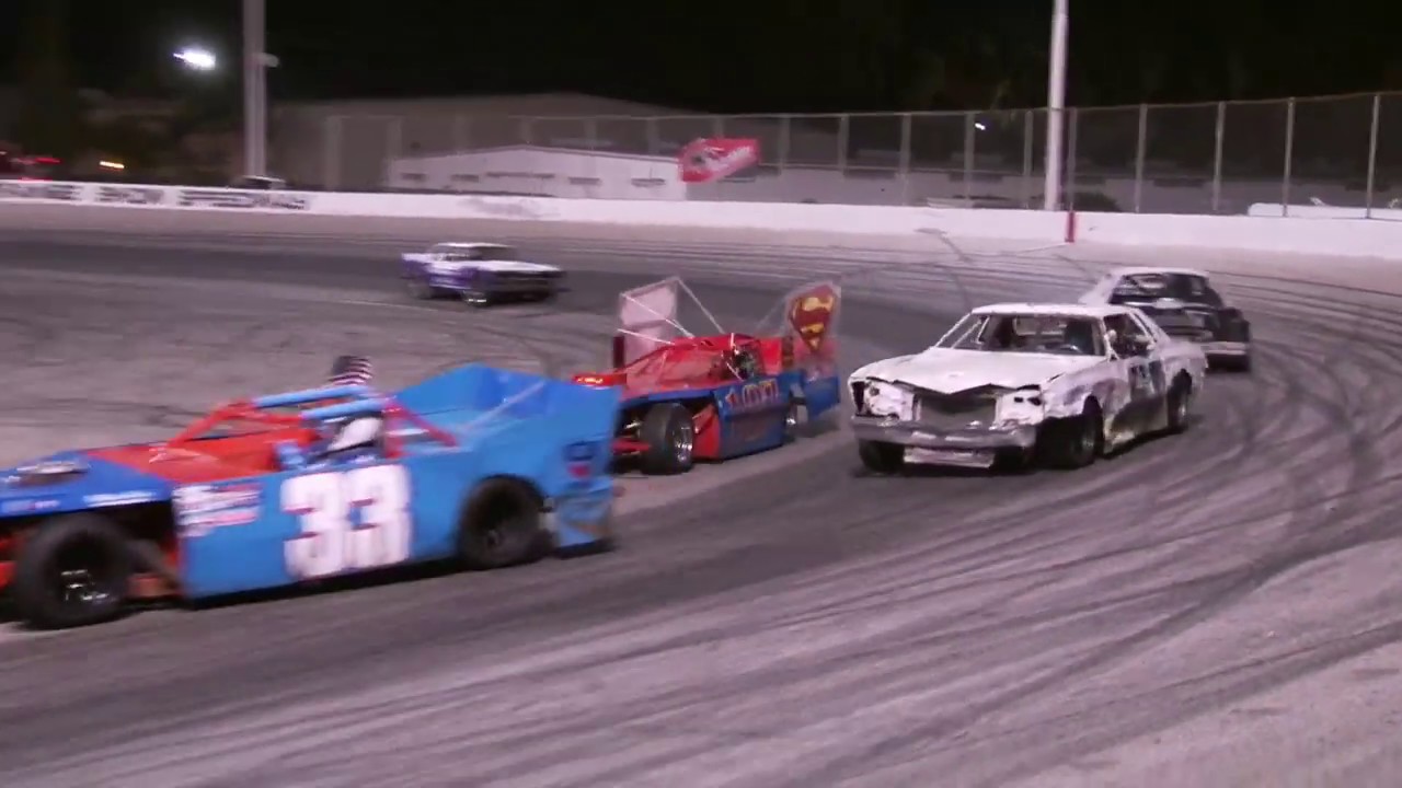 Orange Show Speedway Fig 8 Main Event 6-8-19 - YouTube