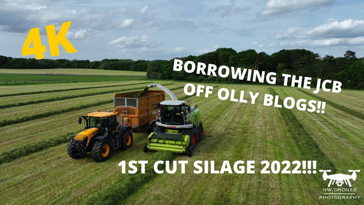 4K - TOM PEMBERTON FARM LIFE - 1ST CUT SILAGE - 2022 - YouTube