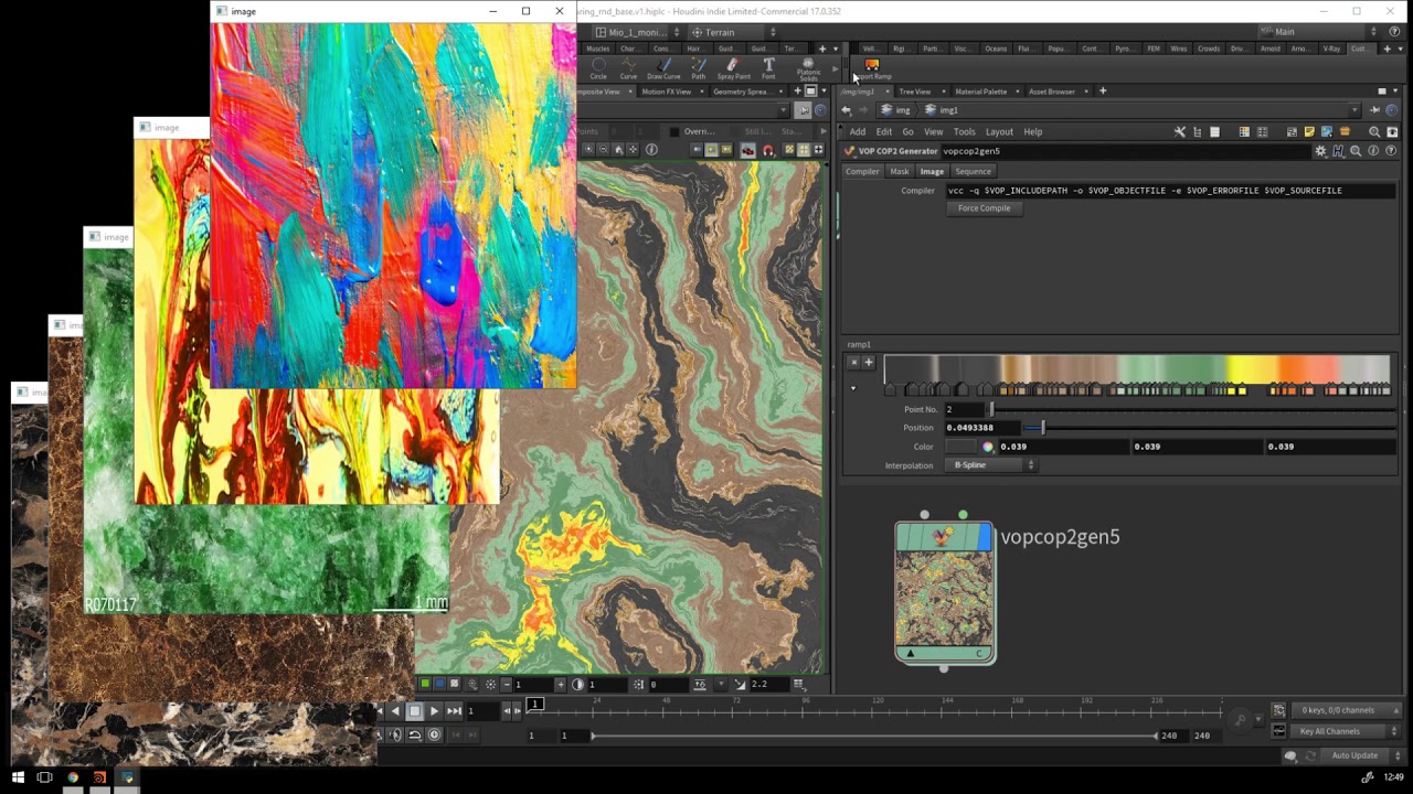 Houdini - Sample Gradient with Python Script - YouTube