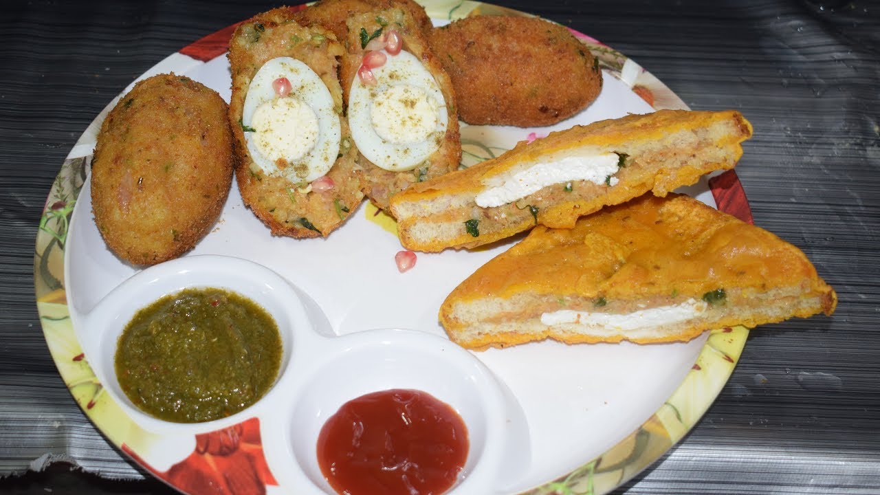 Paneer Bread Pakoda Or Crispy Egg Roll | Homemade by Yasmin Huma Khan ...