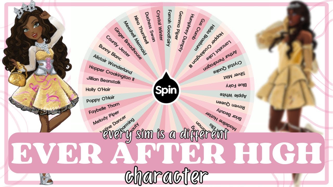 Creating Ever After High Characters in The Sims 4 - YouTube