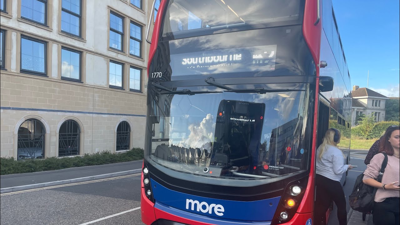 Morebus 2024 Alexander Dennis Enviro 400 MMC (HJ24 KCN) on the M2 to ...