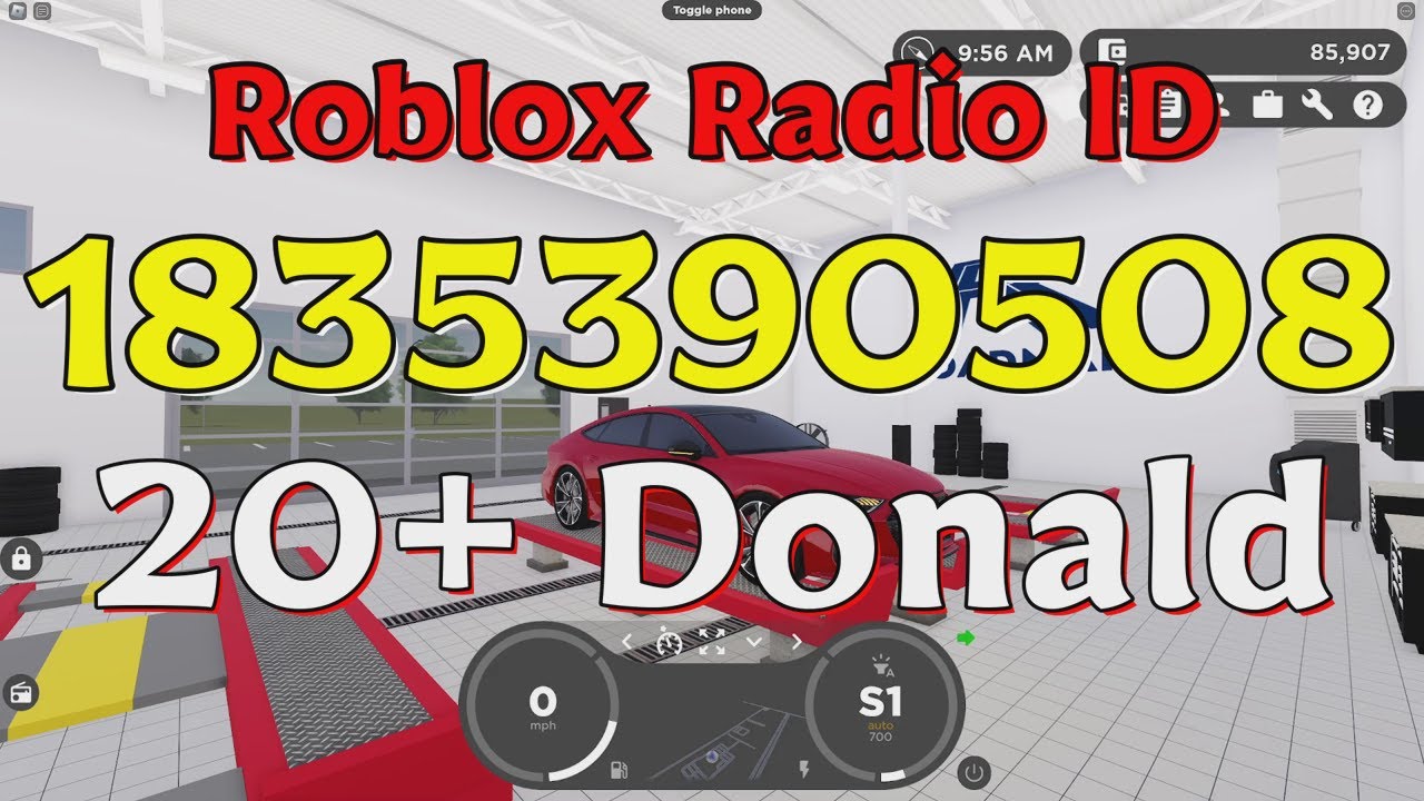 Donald Roblox Radio Codes/IDs - YouTube