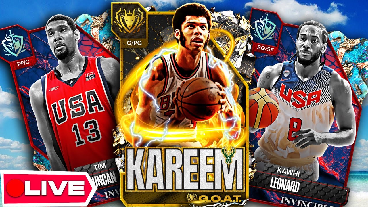GOAT KAREEM GAMEPLAY! Road to 1k subs! NBA 2k24 MyTeam! - YouTube