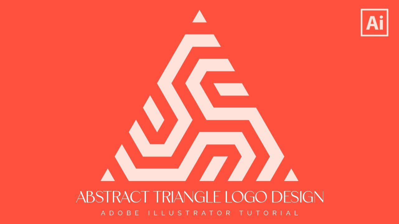 Abstract Triangle Logo Design | Adobe Illustrator Tutorial - YouTube