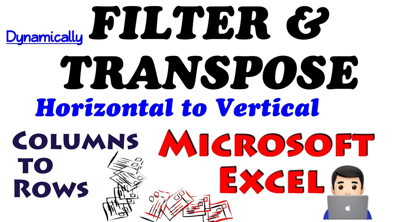Filter Transpose Data Dynamically From Vertical To Horizontal In Microsoft EXCEL By Computer Filter Transpose Data Dynamically From Vertical To Horizontal In Microsoft EXCEL By Computer