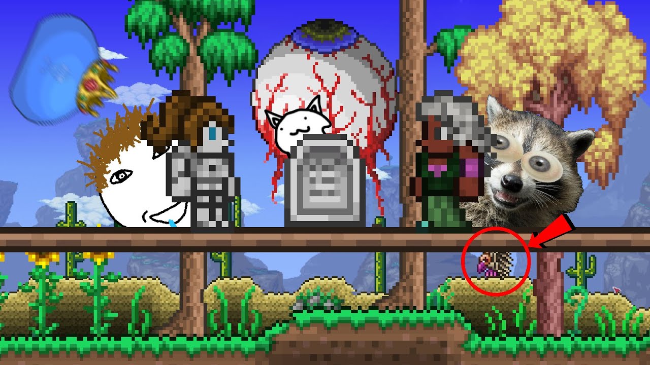 Is That a Flying Fish | The Big Terraria Video Part 1 | ft. Froth Guy ...