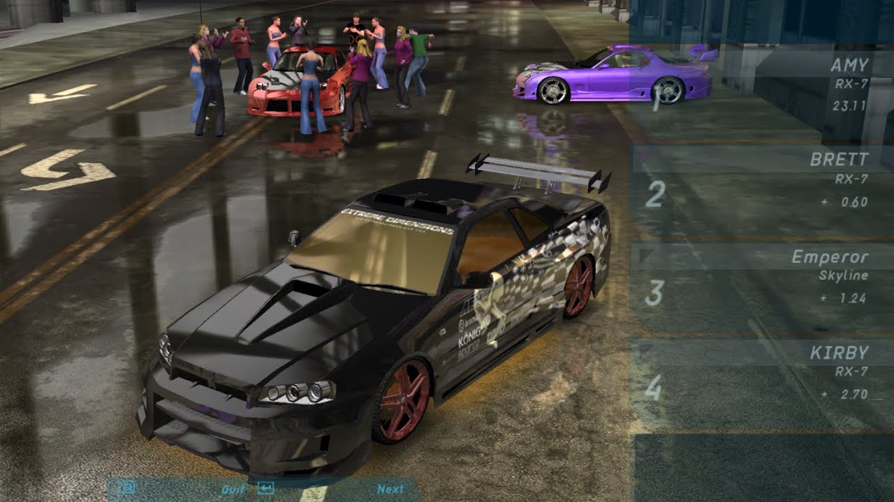 NFS Underground Definitive Edition Part 29 | Hard Difficulty | Manual ...