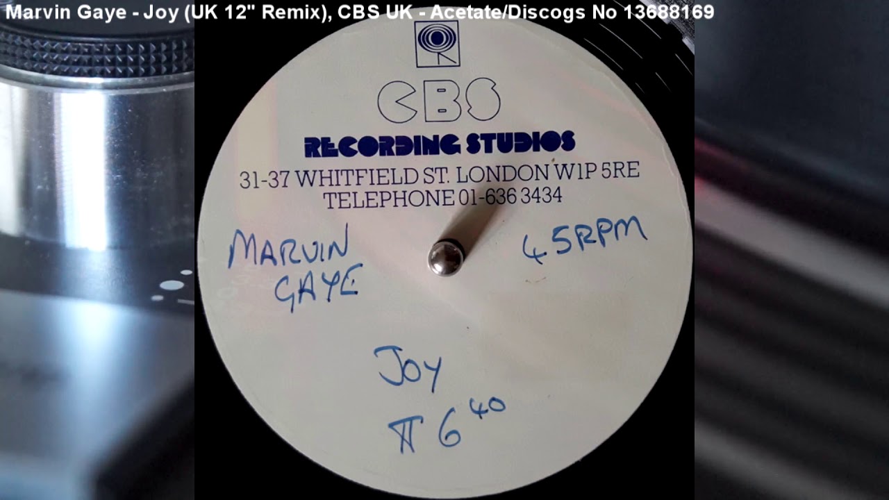 Marvin Gaye - Joy (UK 12" Remix) [Ecstatic Mix] (1983) - YouTube