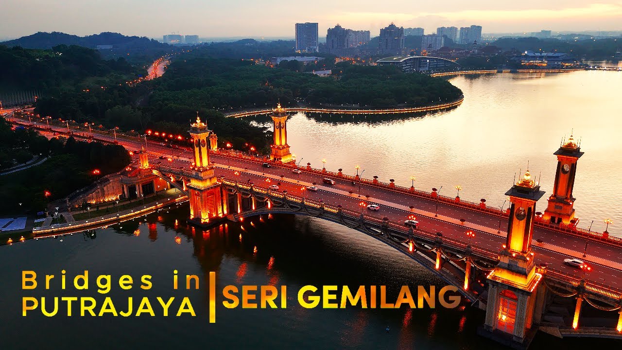 Seri Gemilang Bridge Putrajaya | Traditionally designed steel and ...
