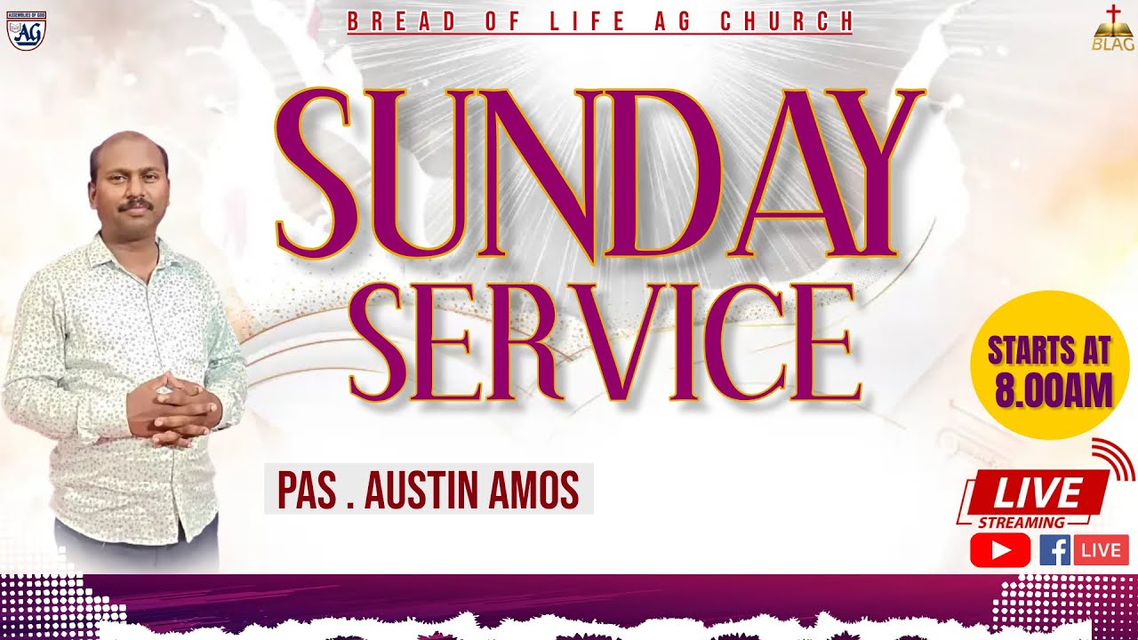 🔴🅻🅸🆅🅴 Sunday Service | 11/06/23 | Pas.Austin Amos | Bread of Life AG ...