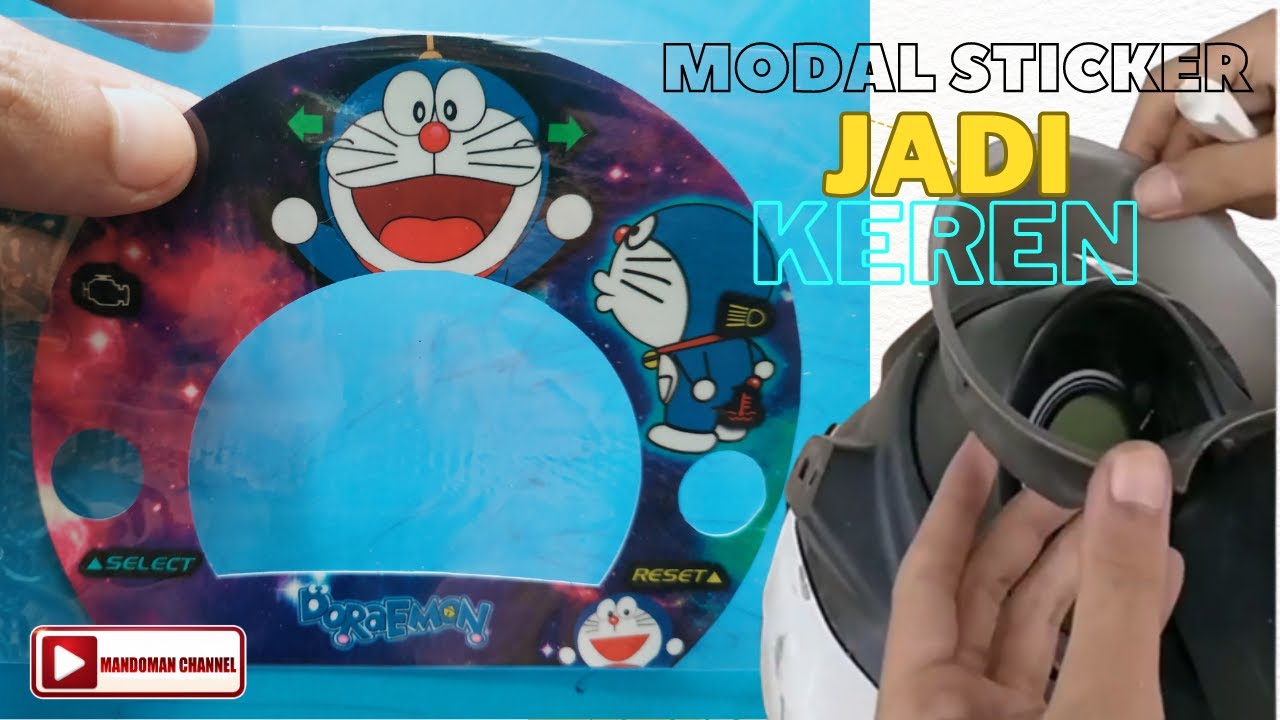 MODAL STICKER JADI KEREN || MODIFIKASI SPEEDOMETER YAMAHA NMAX OLD 2018 ...
