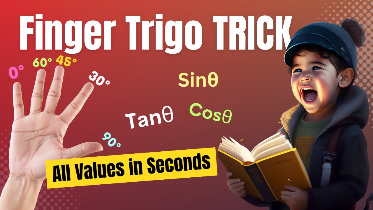Finger Trick To Remember Values of All Trigonometric Ratios | Basic ...