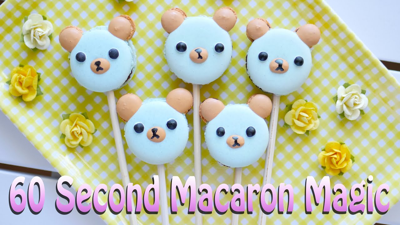 60 Second Macaron Magic Cute Panda Bears With Template YouTube 60 Second Macaron Magic Cute Panda Bears With Template YouTube