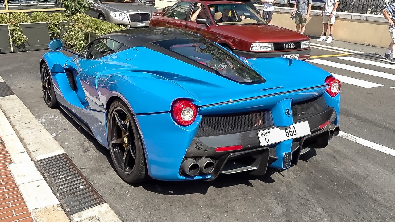 Ferrari LaFerrari - Start Up, Revs & Driving in Monaco ! - YouTube