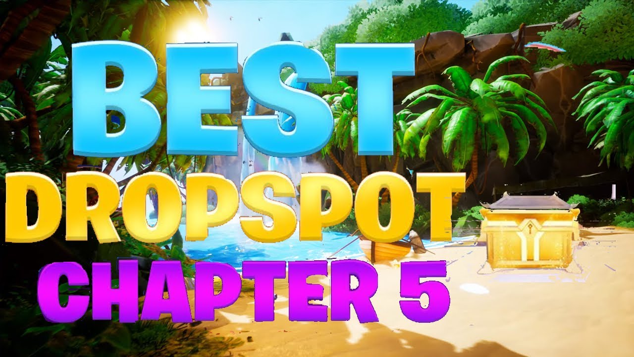 The *BEST* Drop Spot in Fortnite!! Chapter 5 Season 2 (4 MYTHIC CHESTS ...