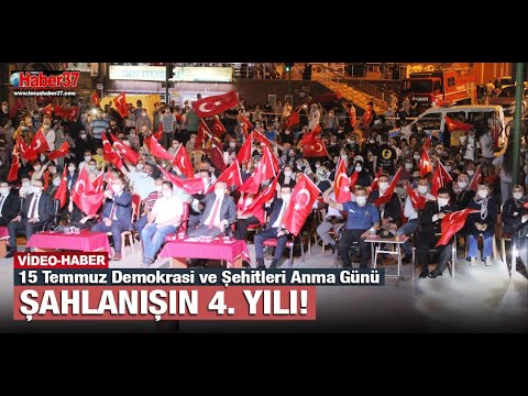 Tosya'da 15 Temmuz anma etkinlikleri düzenlendi
