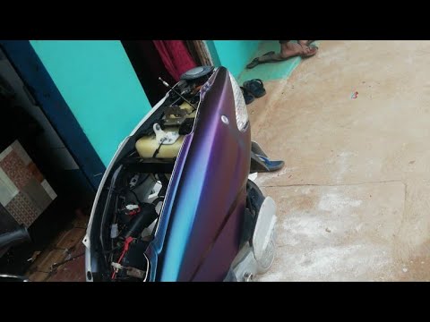 TVS Wego modified full 3d sticker modified by syed world radium art ...