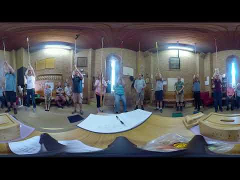 4K 360 VR - Bell Ringing at Malvern Link, Worcestershire - YouTube