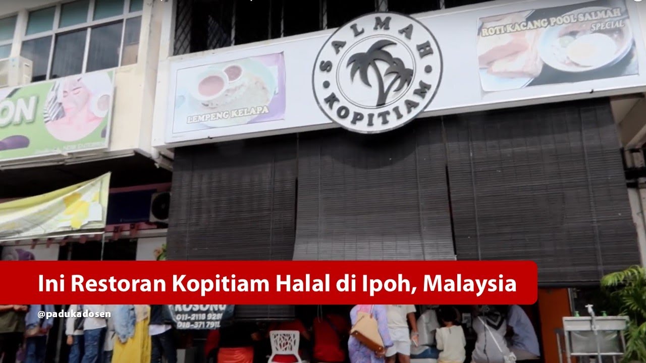 Salmah Kopitiam: Rekomendasi Breakfast Kopitiam Halal Di Ipoh - YouTube