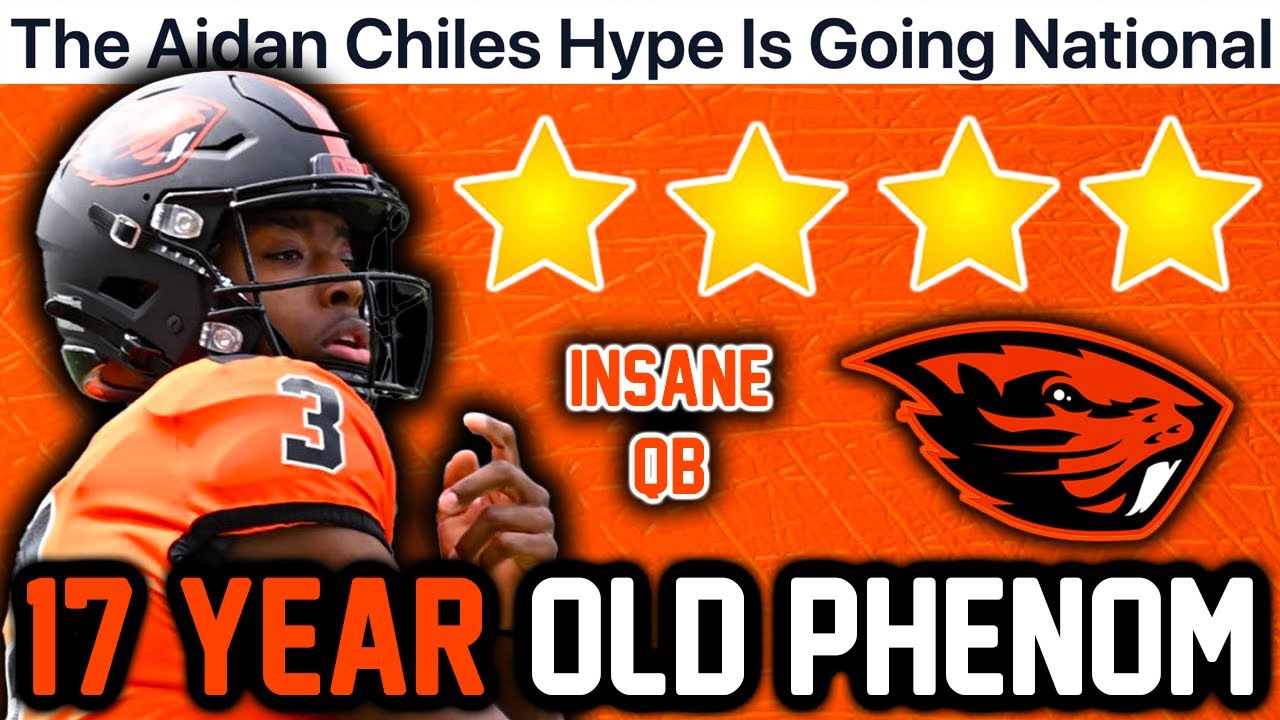 This 17 YEAR OLD QB Could SAVE OREGON STATE Football (Meet Aiden Chiles ...