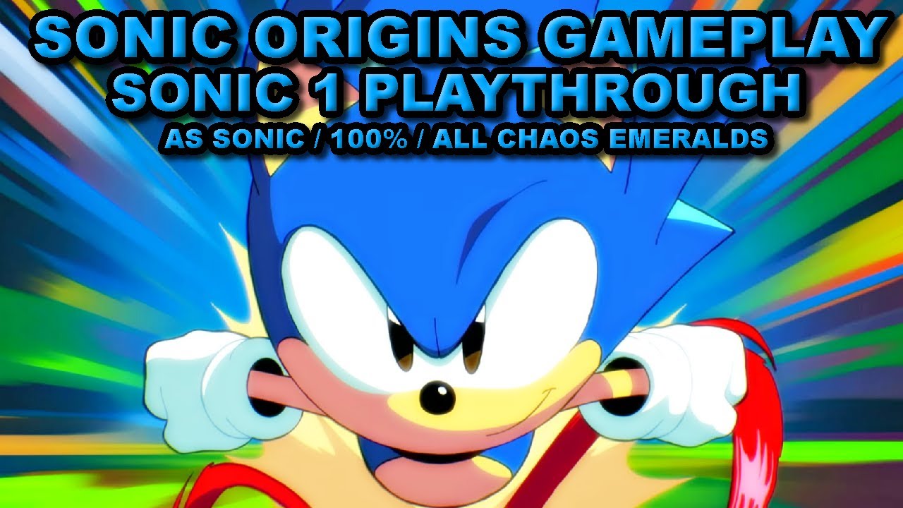 Let's Play Sonic Origins - Sonic The Hedgehog Full Sonic Playthrough ...