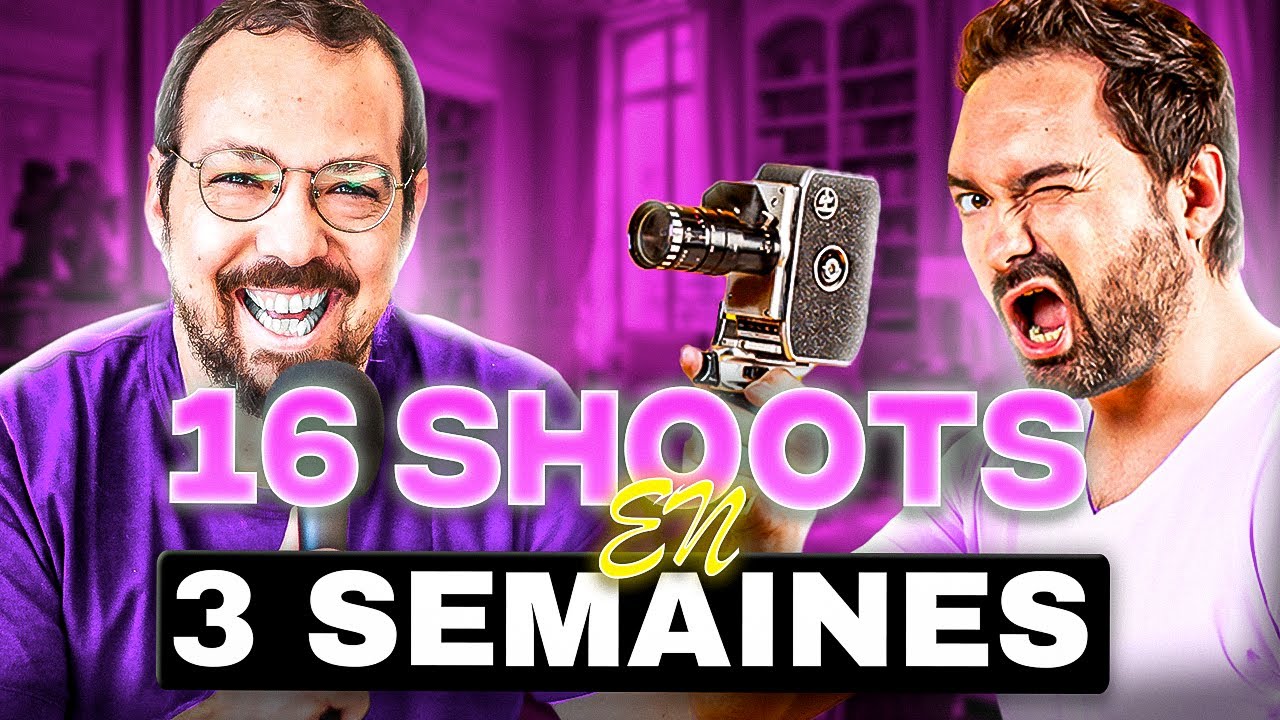 16 séances photos en 3 semaines avec Mathieu Bounty - YouTube