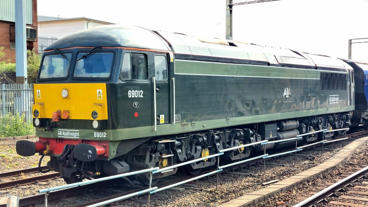 GBRf 69012 "Falcon 2", idling at Edge Hill station. 04.06.25 #trains # ...