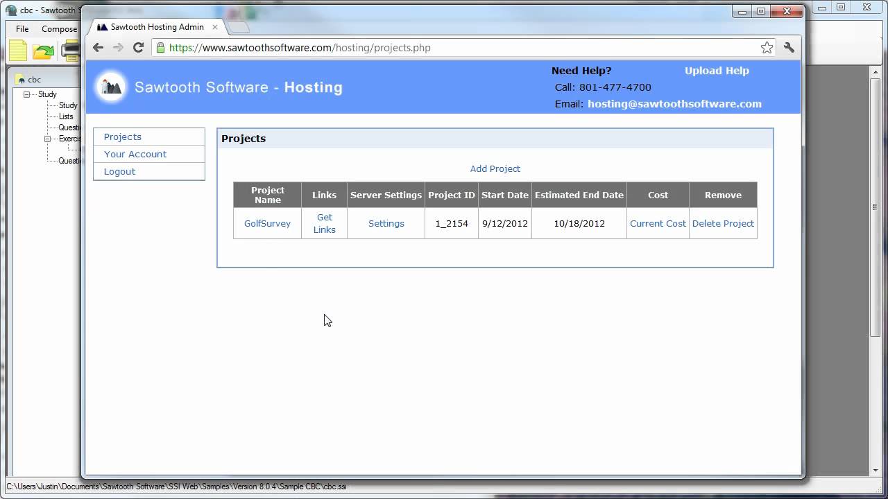 Intro to Sawtooth Software's Hosting Service - YouTube