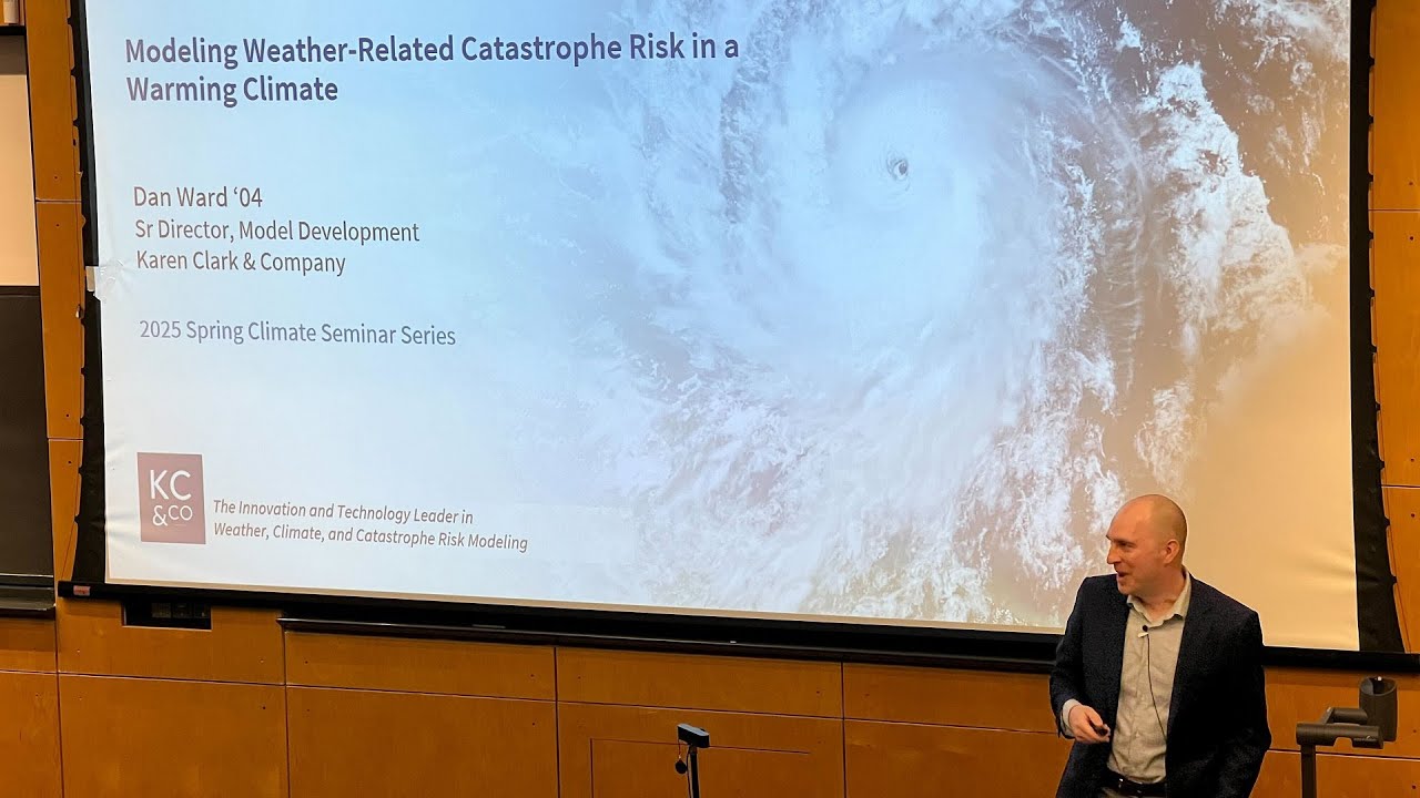 Modeling Weather-Related Catastrophe Risk in a Warming Climate - YouTube