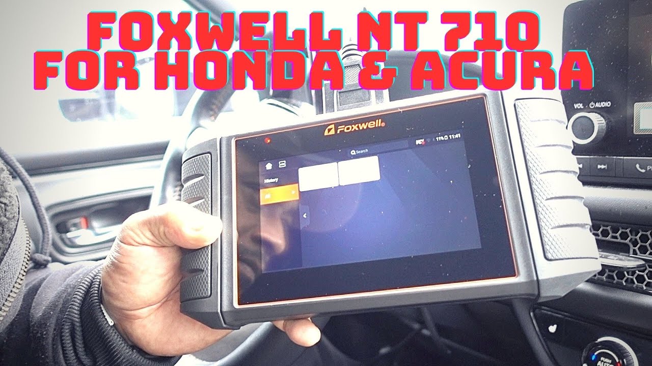 FOXWELL NT 710 Multi System Tablet Scanner for Honda & Acura - YouTube