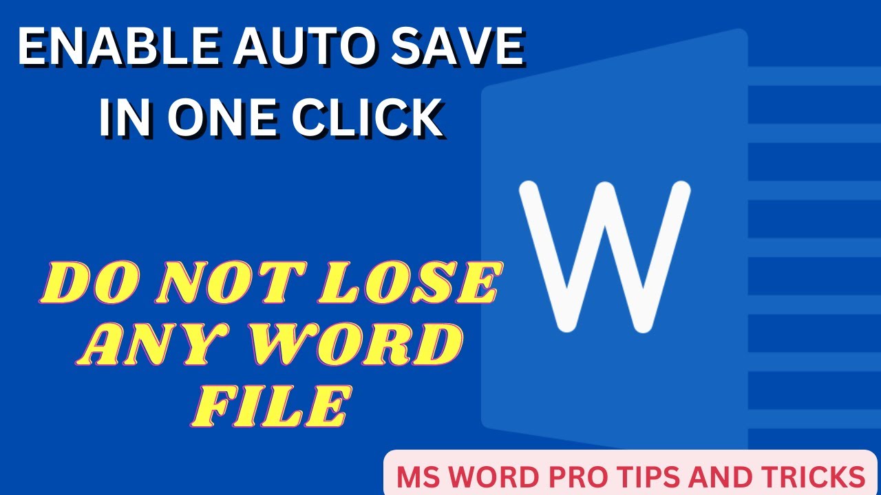 How To Use Auto Save Feature In Microsoft Word Recover Your Documents how-to-use-auto-save-feature-in-microsoft-word-recover-your-documents