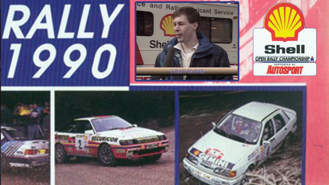 Colin McRae in the 1990 British Open Rally Championship | Round 1 - YouTube