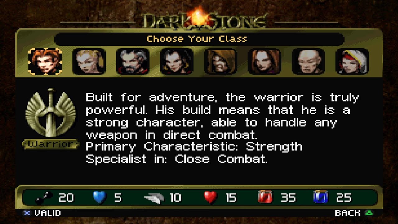 Darkstone: Evil Reigns All Characters [PS1] - YouTube