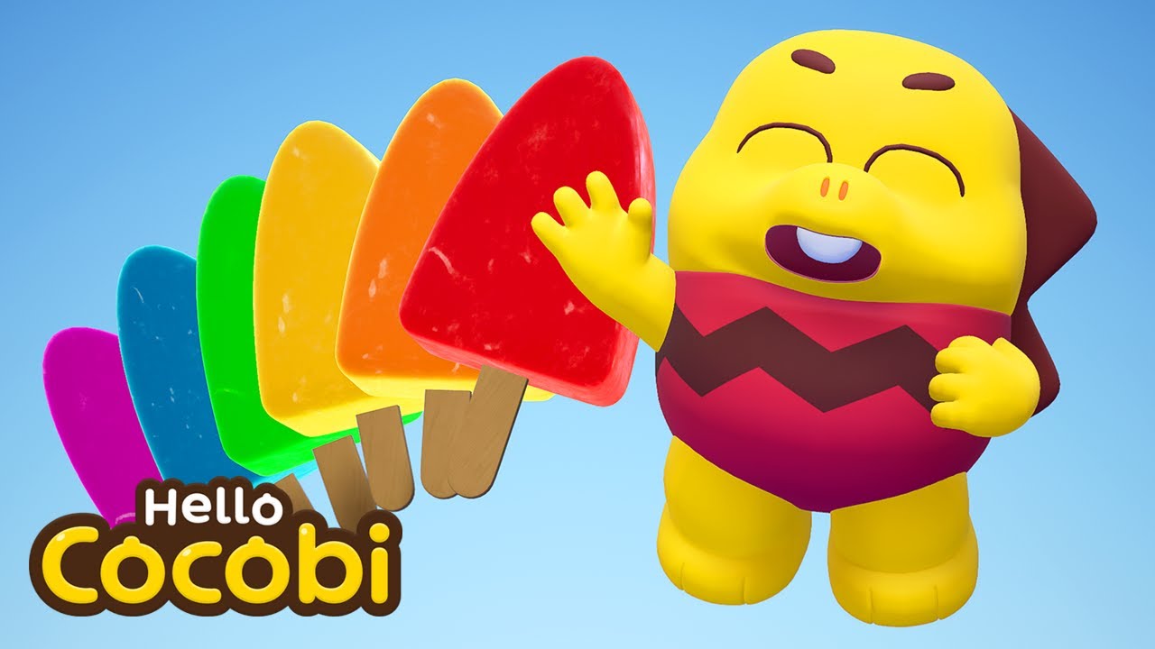 Learn Colors with Popsicles & Ice Creams🌈 Videos For Kids | Hello ...