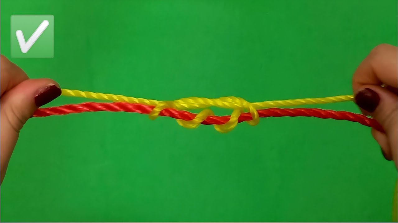 knotting method great knot rope connection rope knot #rope - YouTube