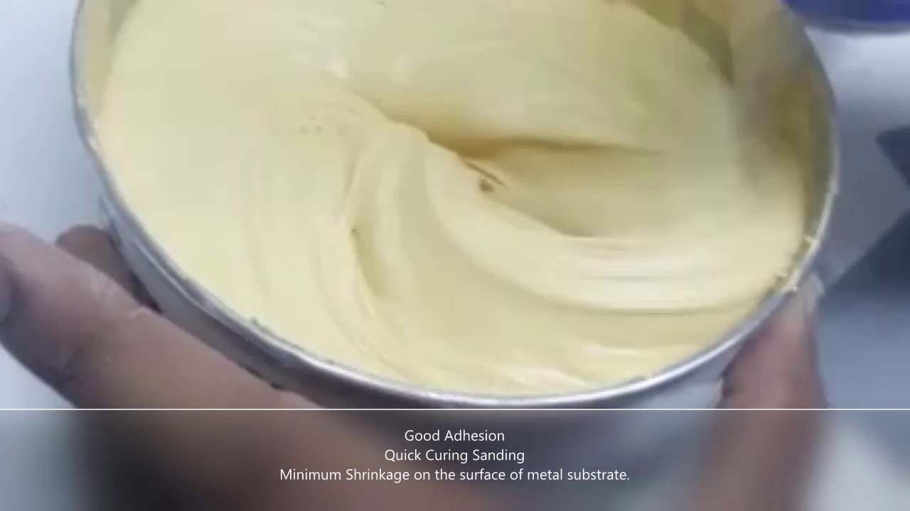 Gapfill Plus Super Yellow body filler - YouTube