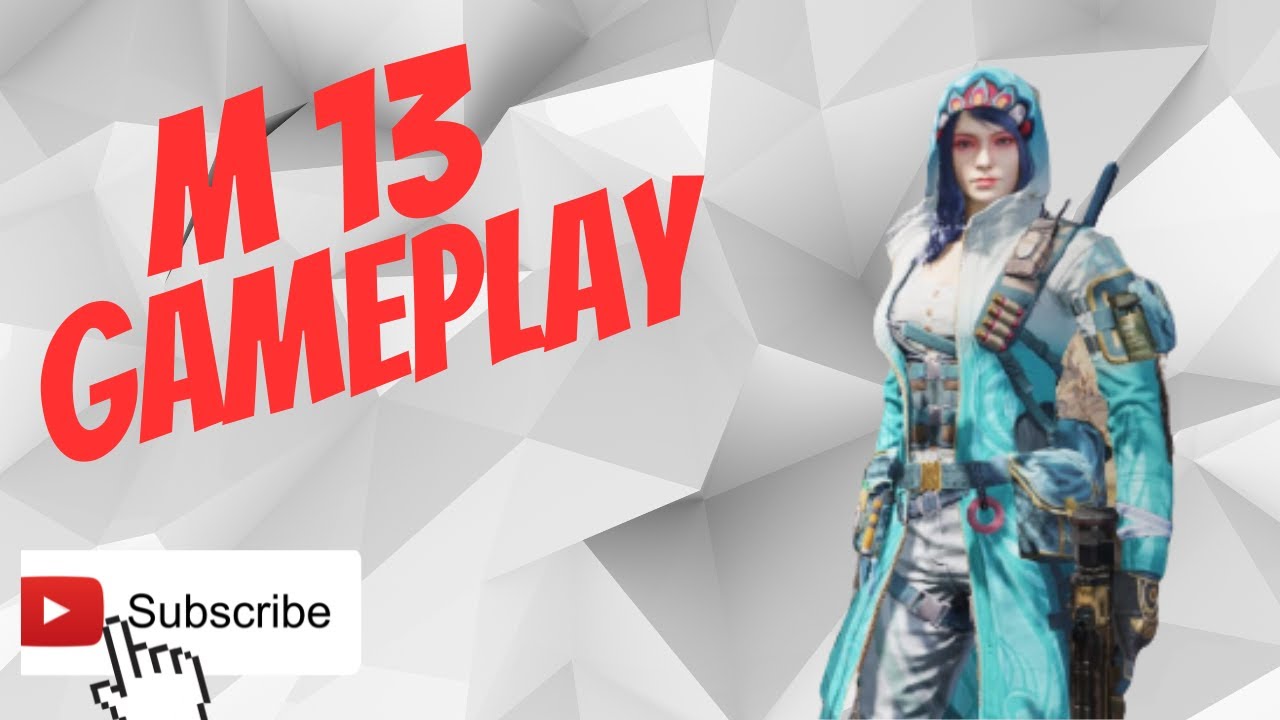 M 13 GAMEPLAY IN CALL OF DUTY MOBILE BATTLEROYALE - YouTube