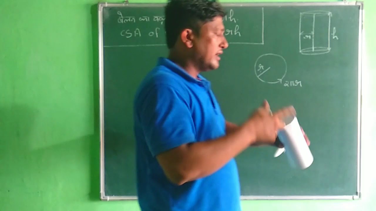 AREA OF CYLINDER (CSA & TSA) - YouTube