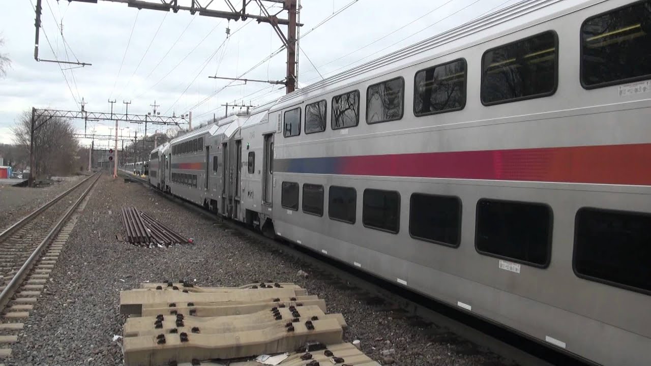 NJT ALP46 #4603 Shoves Into Dover Yard With Loud Horn Salute and Double ...