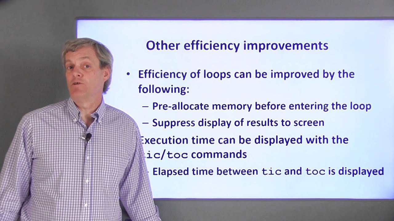 Chapter 10: Creating Efficient Looping Structures - YouTube