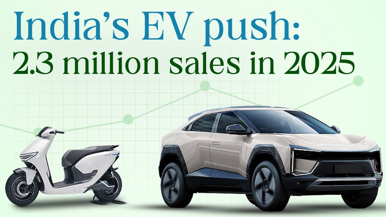 India’s EV Revolution Accelerates | 2.3 Million EVs Sold in 2025 ...
