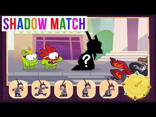 Shadow Match - Om Nom Stories: Risk Race - Videos For Kids