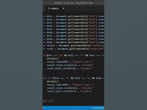 Creating Tic Tac Toe in html, css and js - YouTube
