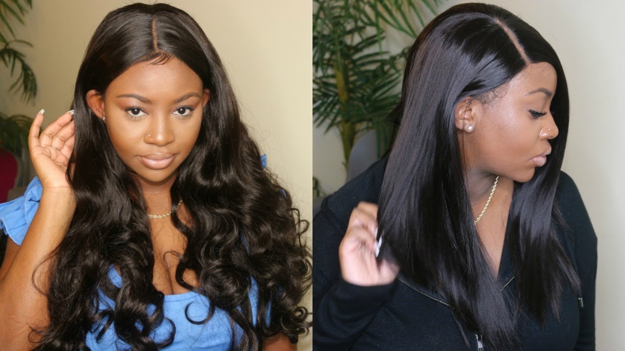 Two Affordable Wigs Styled | Asymmetrical Bob & Body Wave Dupe | Gear ...