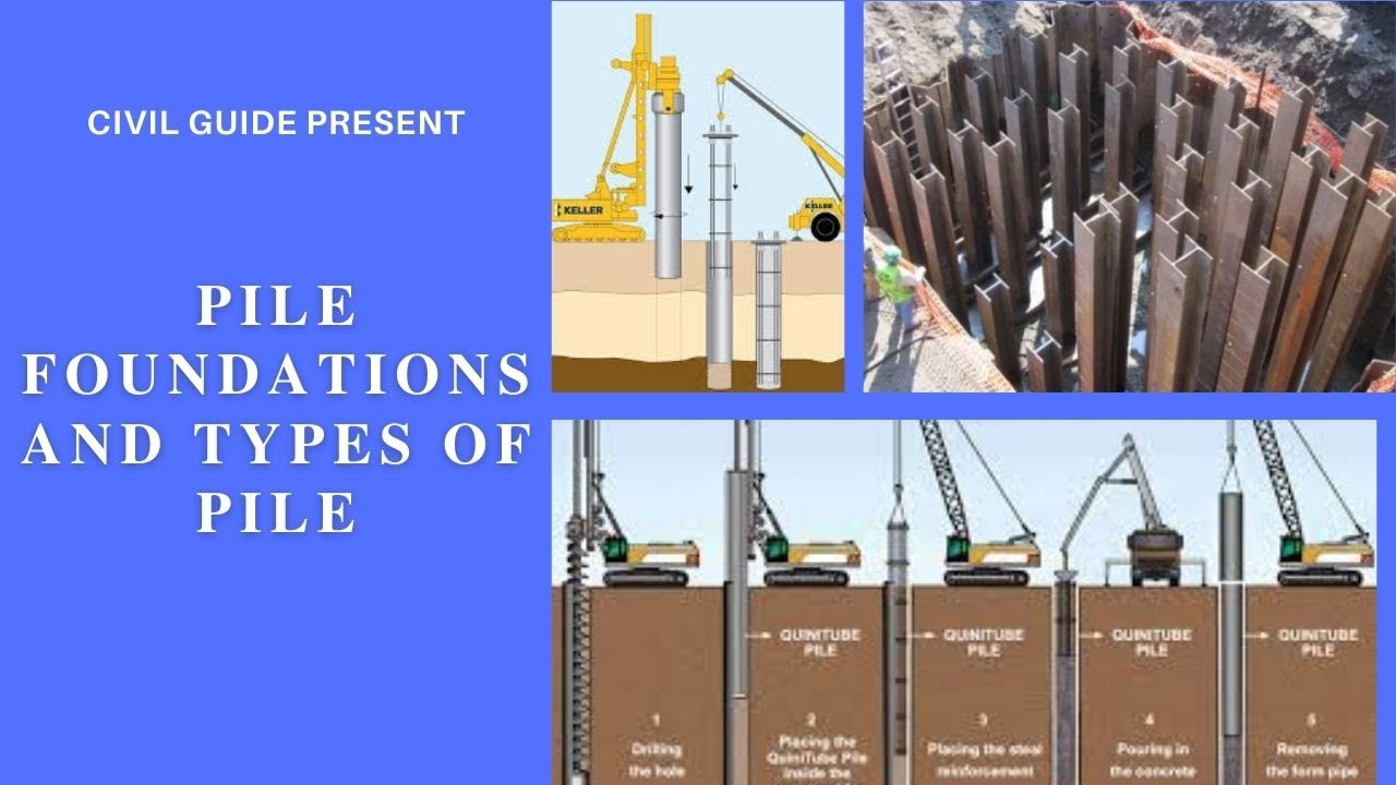 pile foundation/ types of pile foundation - YouTube
