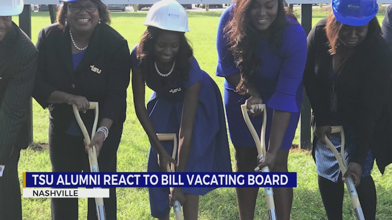 TSU alumni react to bill vacating board - YouTube