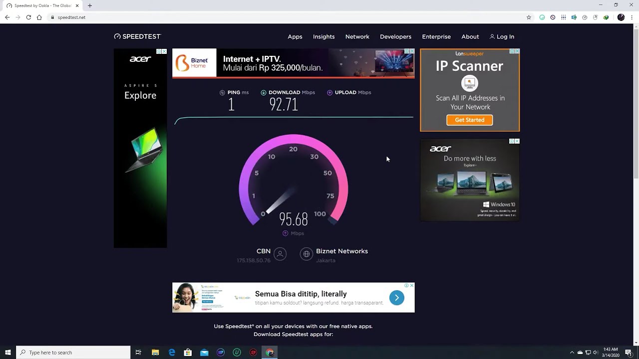 Review CBN Internet FIBER 50 Monthly Plan + Speed Boost Up to 100 Mbps ...