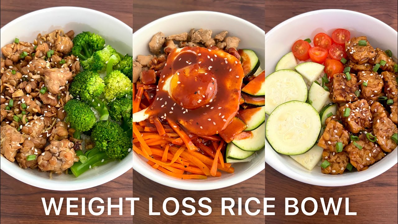 semuanya enak! resep rice bowl diet rumahan 🍅 easy weight loss rice ...