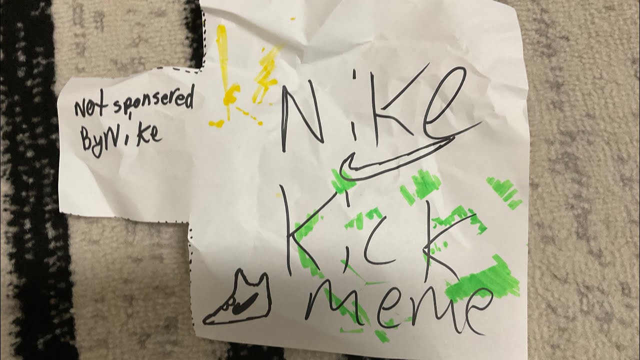 The Nike kicks meme funny - YouTube